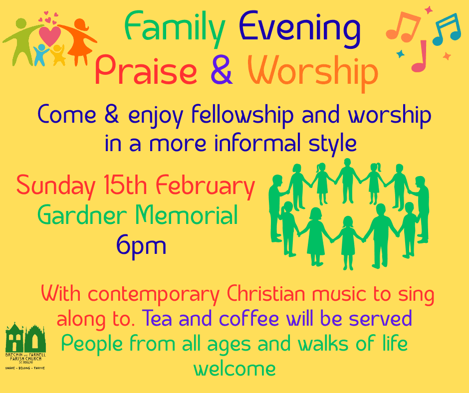 We warmly invite you to our Family Evening Praise & Worship @ the ...